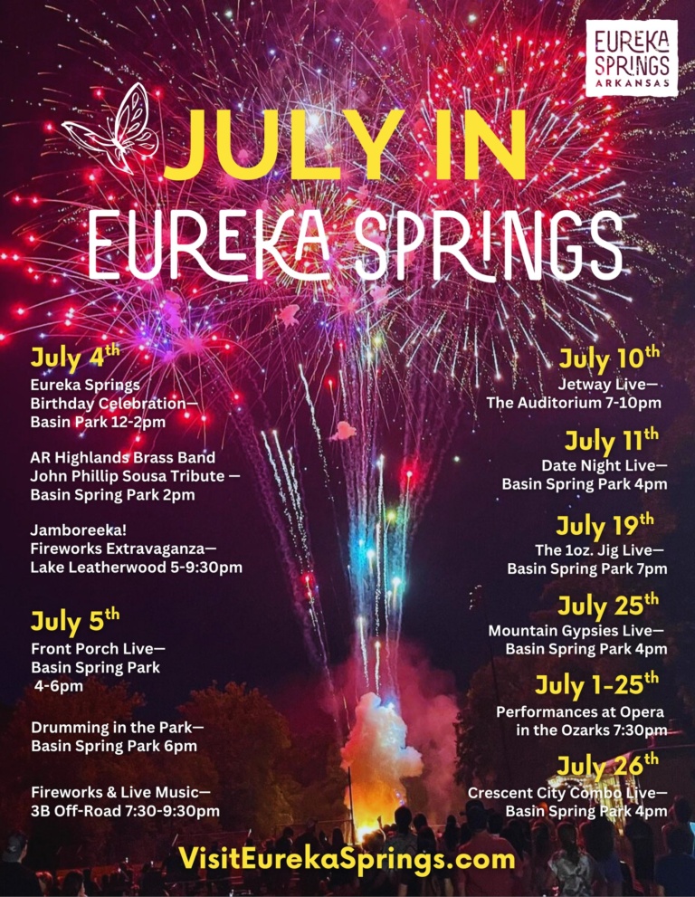 Fireworks Near Eureka Springs in 2025 | Travel Eureka Springs